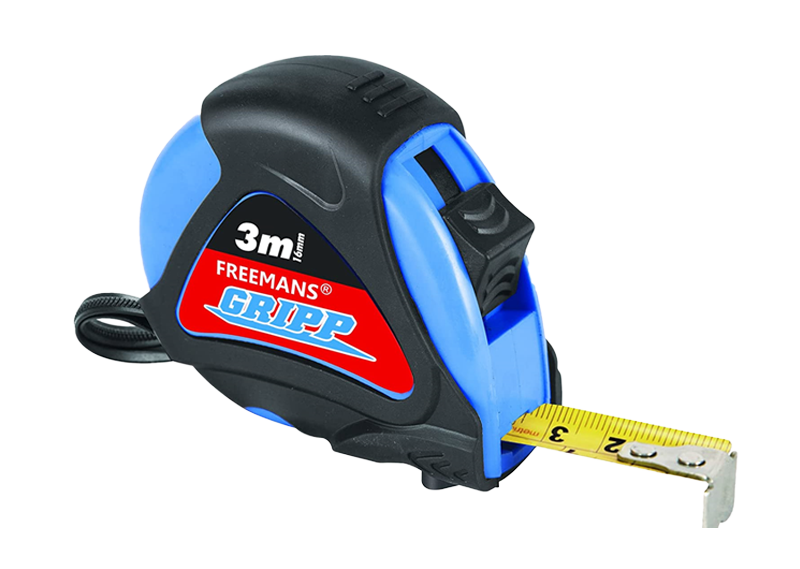 5m Measuring Tape I FREEMANS GRIPP Steel Pocket Measuring Tape