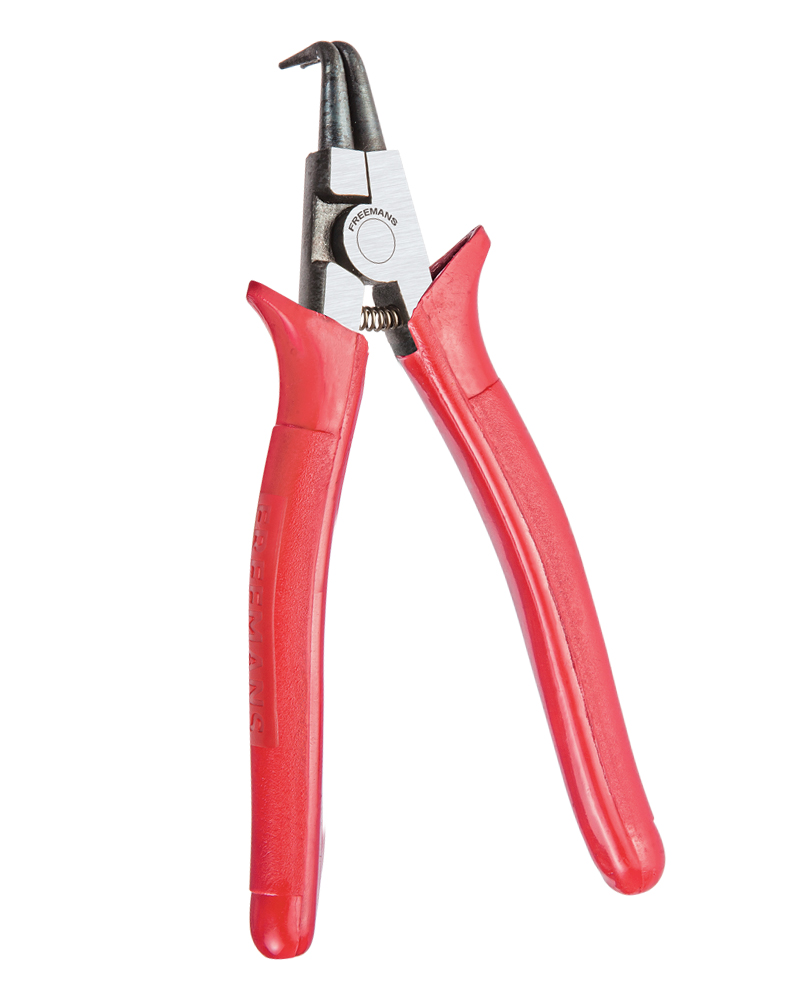 FREEMANS Bent Nose Circlip Pliers with Cellulose Acetate Sleeve