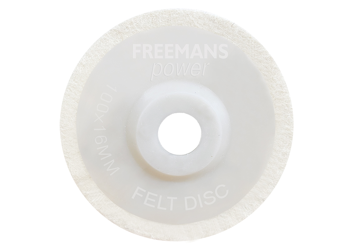 FREEMANS Power Felt Discs made from white wool material