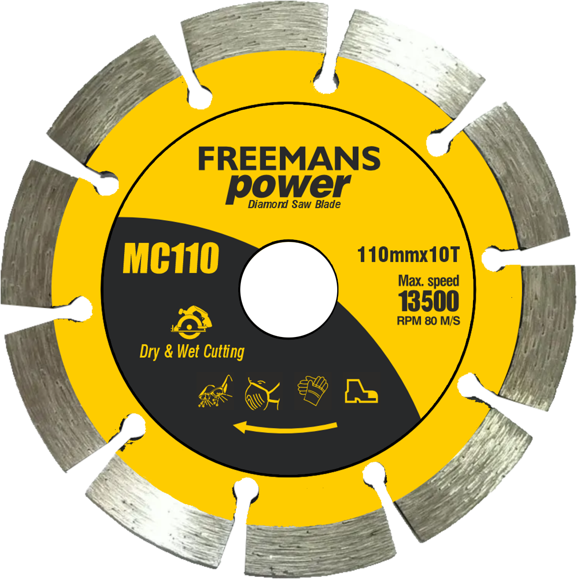 FREEMANS Diamond Saw Blade – Versatile and Efficient - MC110