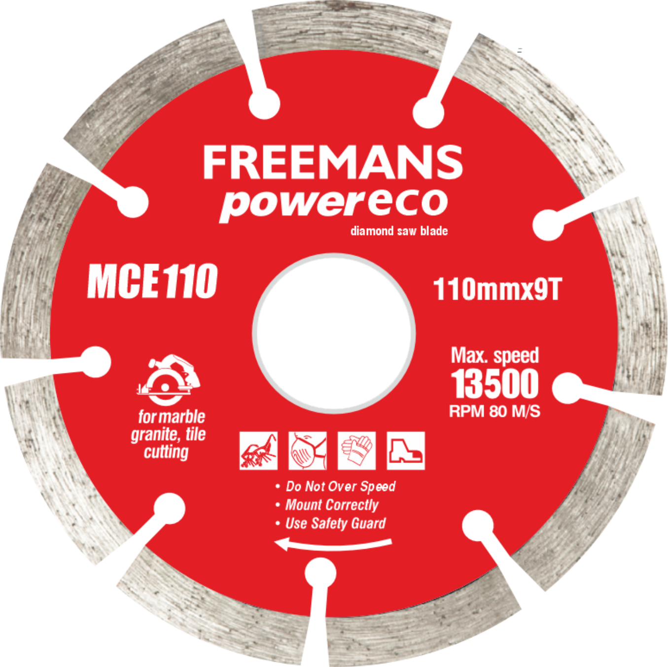 Diamond Saw Blade - MCE110 | FMI Limited